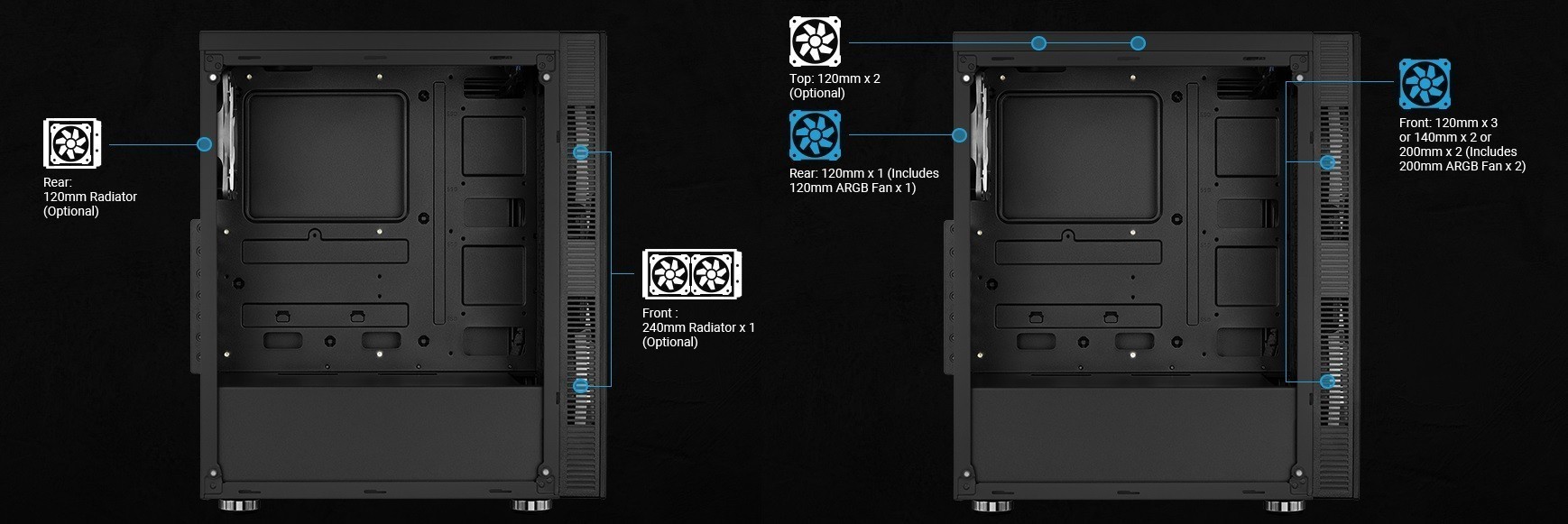Обзор AEROCOOL PYTHON. Корпус для ПК с ARGB-подсветкой и поддержкой материнских плат ATX, MATX и ...