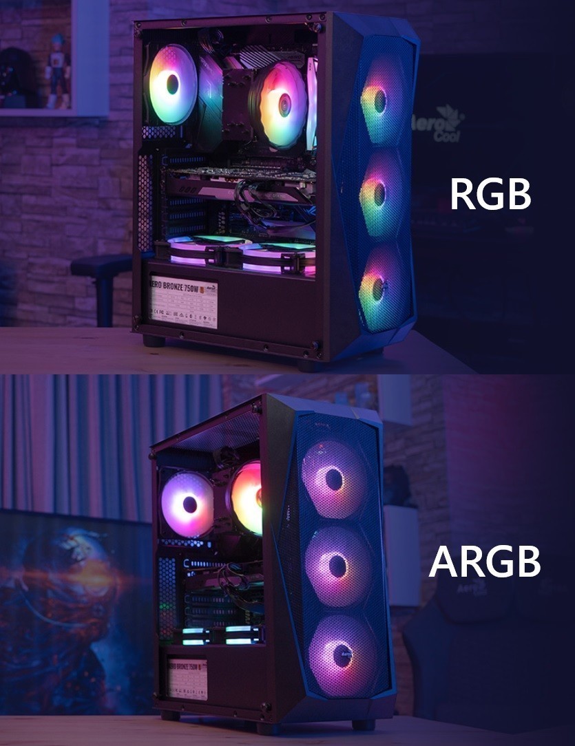 Обзор AEROCOOL FALCON. Корпусы Mid-Tower с ARGB или FRGB-подсветкой, прозрачной боковой и ...