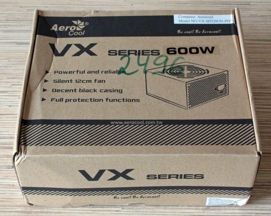 Обзор AEROCOOL VX-600. Блок питания с качественной сборкой и хорошим набором разъемов для ...